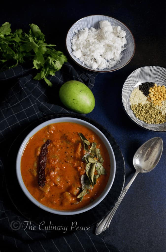 Mavinakayi Gojju Recipe | Karnataka style Raw Mango Curry