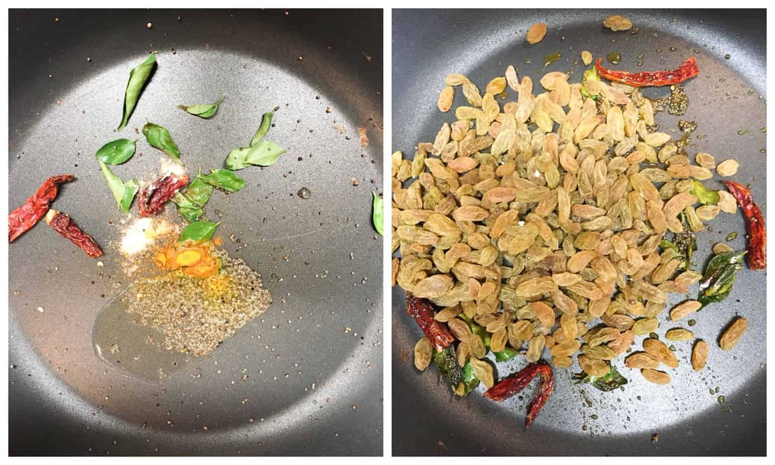 Ona Drakshi Gojju | Raisins Curry | Gojju Varieties- The Culinary Peace