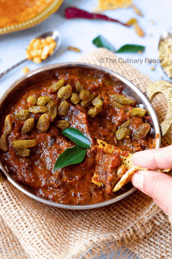 Ona Drakshi Gojju | Raisins Curry | Gojju Varieties- The Culinary Peace